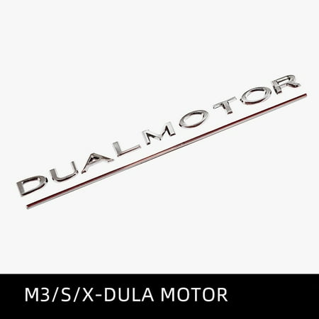 3d Dual Motor Performance Badge Car Emblem Decal For Tesla Model3/x/y ...