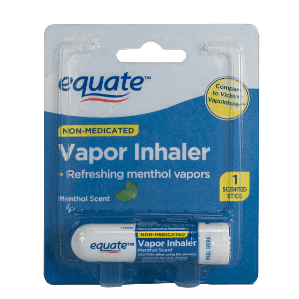 Equate Non-Medicated Vapor Inhaler with Menthol Vapors for Congestion ...