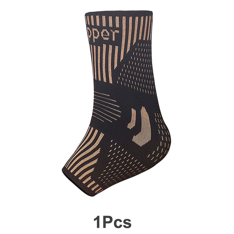 Copper Ankle Brace Infused Compression Sleeve Support for Plantar ...