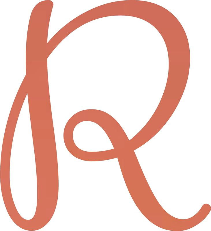 Acrylic Letter R Script, 3'' Tall Pastel Coral Alphabet Craft, Color ...