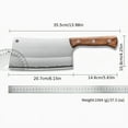 Plys Meat Cleaver 8 Inch, Heavy Duty Bone Chopper Cleaver Knife ...