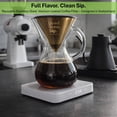 Compatible with Chemex & Hario V60 Pour Over Coffee Filters - Reusable ...