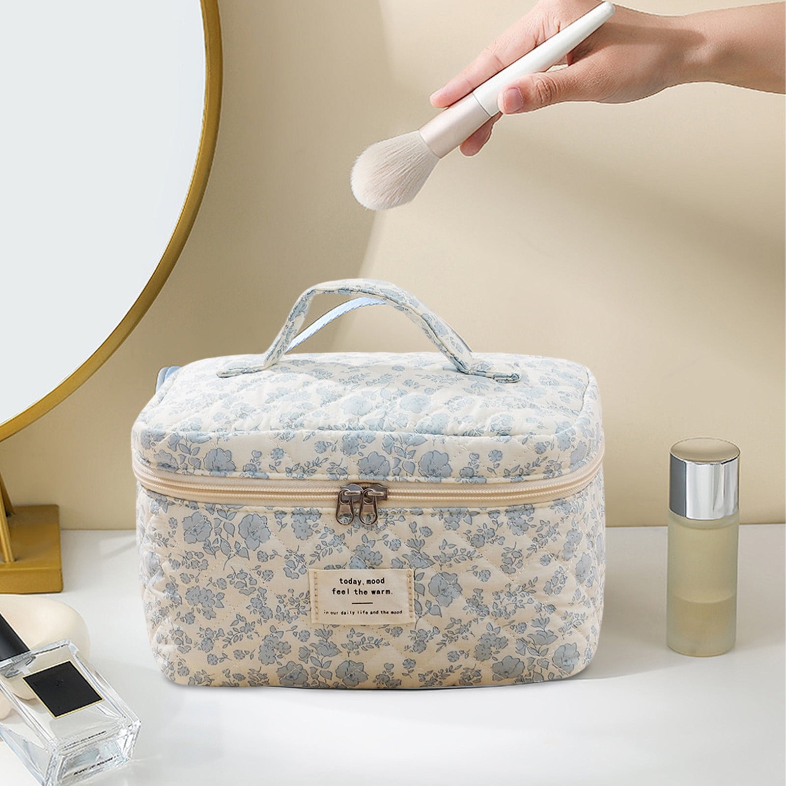 Click here for Boovnll Makeup Bag  Large Capacity Stylish Portabl... prices