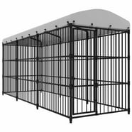 Stephens Pipe & Steel DKA11010 10 x 10 x 6 ft. Dog Kennel System ...