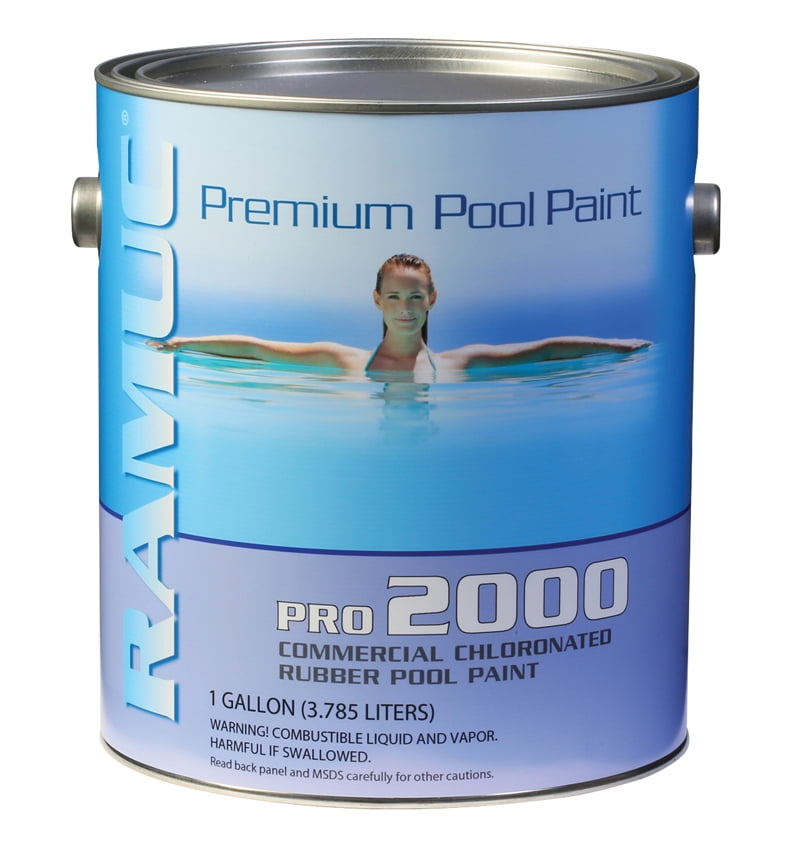 Pro 2000 Chlorinated Rubber Pool Coating - White (1 Gallon) - Walmart.com