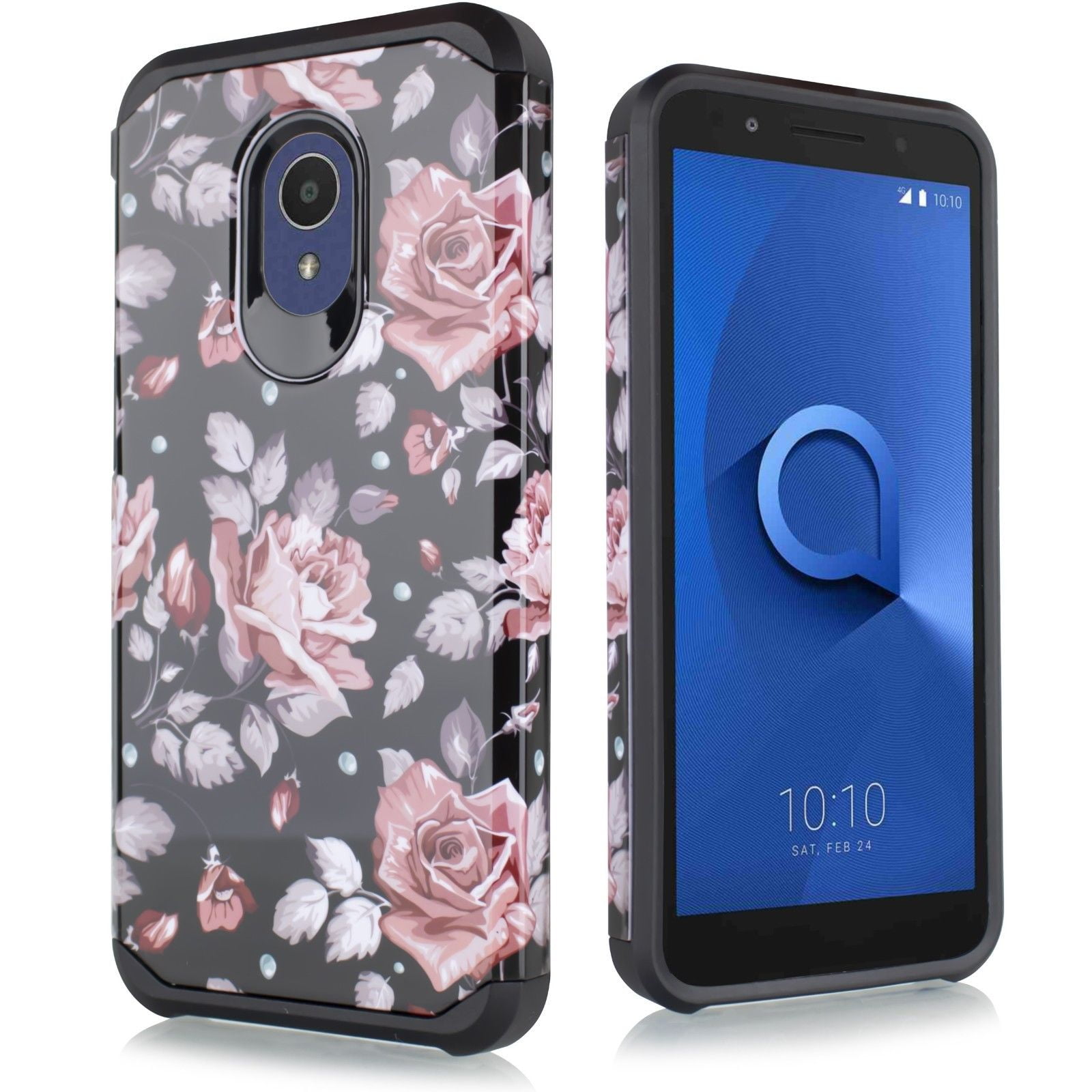 for Alcatel 1X Evolve Phone Case Shock Proof Edges Slim Hybrid Design ...