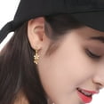 DESIGNICE Clip on Earrings for Women, Flower Sparkly Crystal, Elegant ...