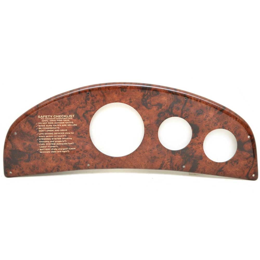 Lowline Boat Blank Gauge Panel 45616 | 15 3/4 x 6 Inch Woodgrain ...