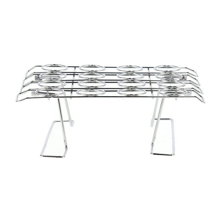 Folding Baking Rack Ice Cream Rack Cupcake Holder 16-Hole Folding ...