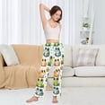 Dailycode Women's Pajama Pants Wide Leg Lounge Pj Bottoms With Pockets ...