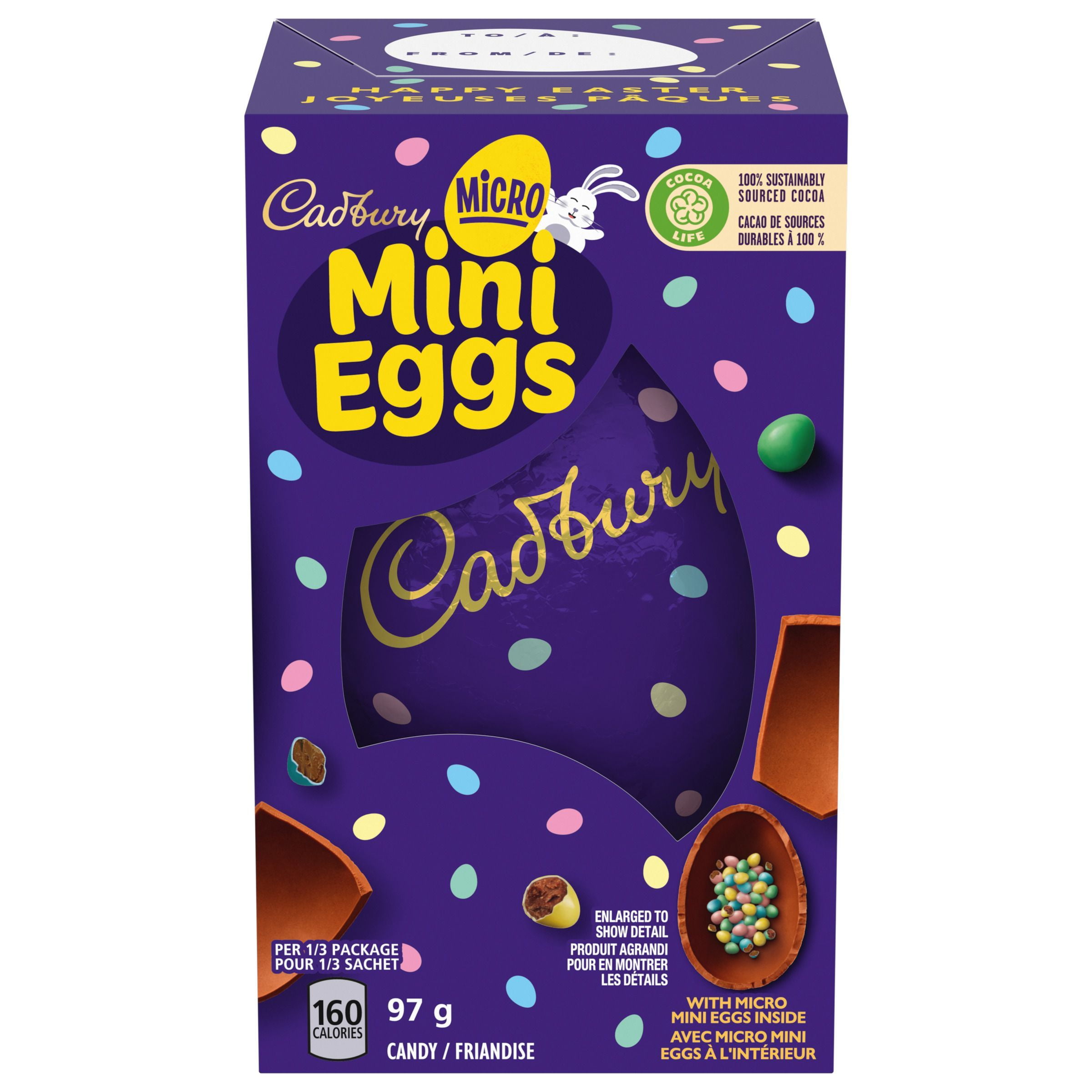 Cadbury Micro Mini Eggs Hollow Egg Easter, Easter Chocolatey Candy, the ...