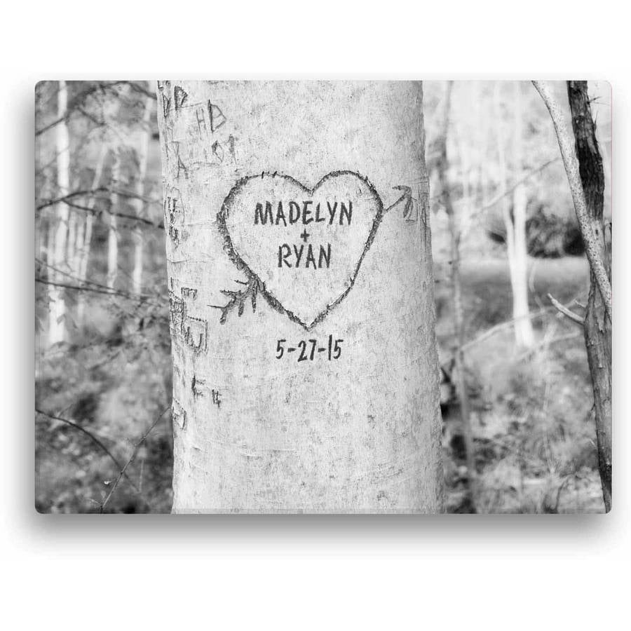 Heart Carved In Tree