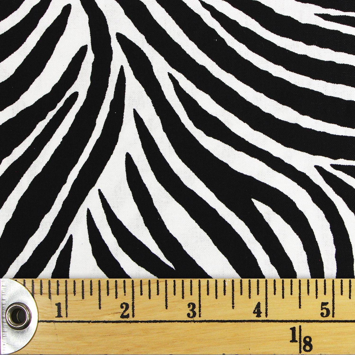 Click here for Fabric Creations Black And White Zebra Stripes Fat... prices