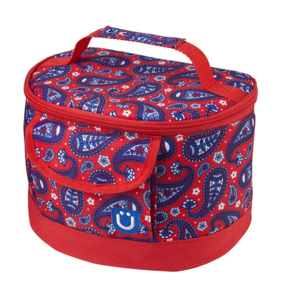 Zuca Lunchbox - Paisley in Red (#1771) - Walmart.com