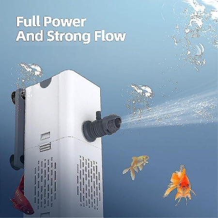 4 In 1 Wave Maker Filtration Aquarium Filter Air Pump Silent Fish Tank ...