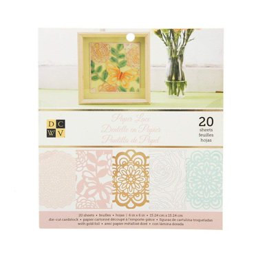 DCWV Double-Sided Cardstock Stack 6"X6" 42/Pkg-Flip/Slide Pastels Solid ...