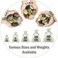 40lbs Large River Rocks for Outdoor Landscaping, 2-3 Inch Natural ...