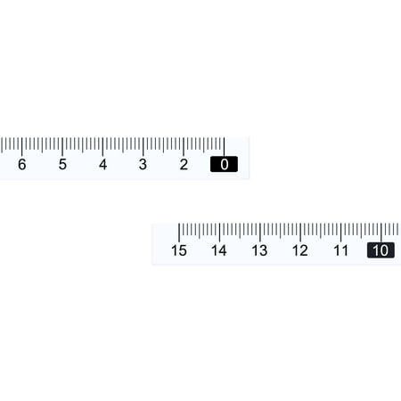 Uxcell 15cm Right to Left Read Adhesive Tape Measure for Workbench ...