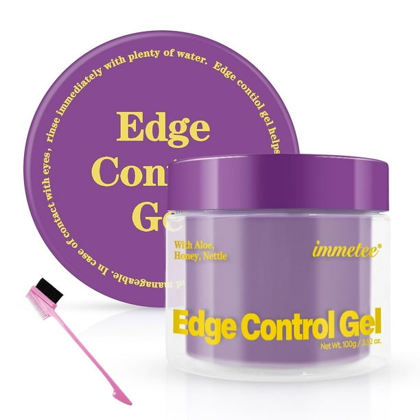 Edge Control Gel With Brush, Edge Control Hair Gel, Hair Styling Gel ...