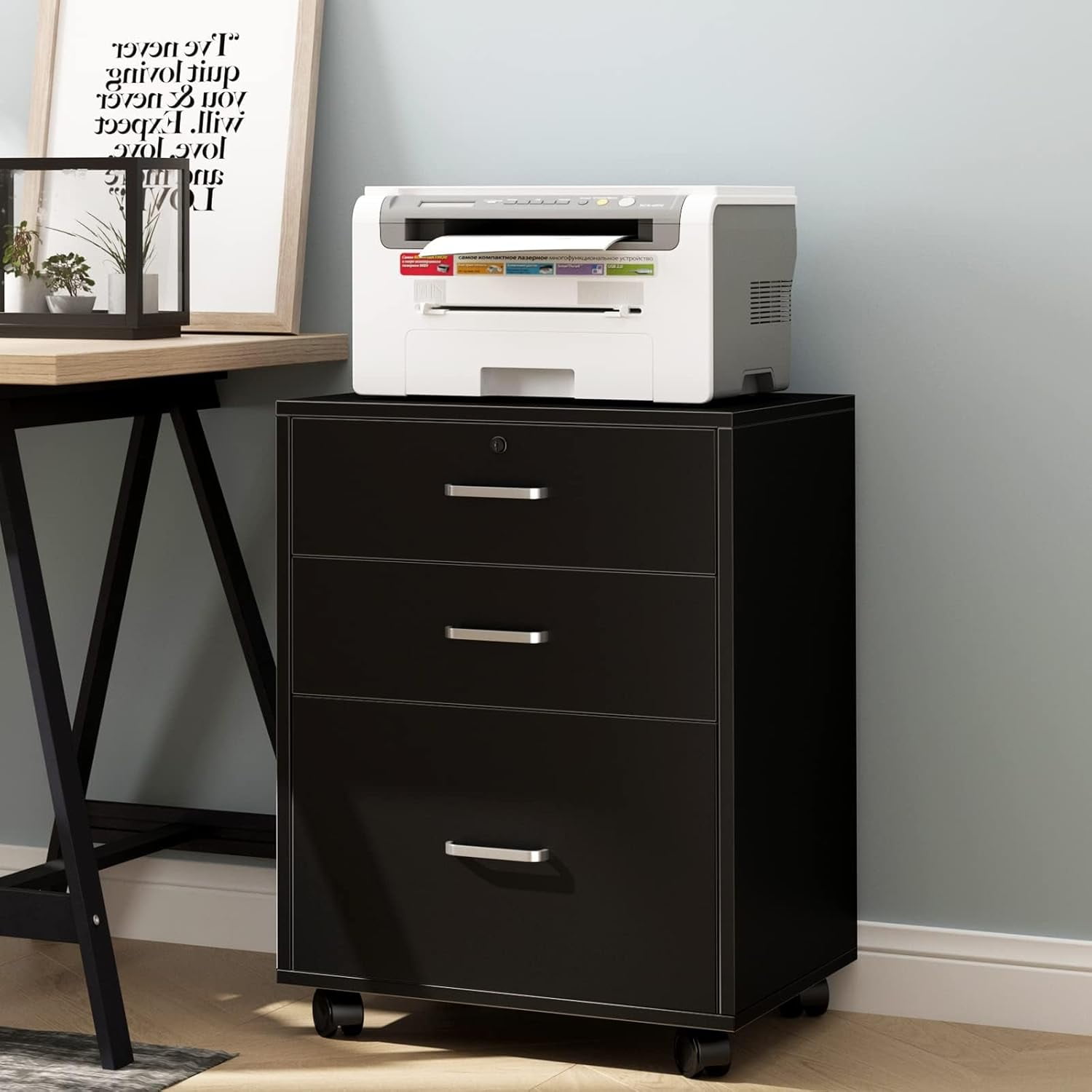 Click here for Nobrand 3-Drawer Lockable Vertical File Cabinet Mo... prices