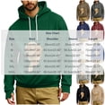 Busydd Hoodies for Men with Diagonal Patch Pocket Trendy Casual Solid ...