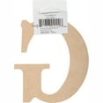 Unfinished Wood 5" Classic Font Letter G - Walmart.com