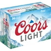 Coors Light Beer, 12 Pack, 12 fl oz Aluminum Cans, 4.2% ABV, Domestic ...