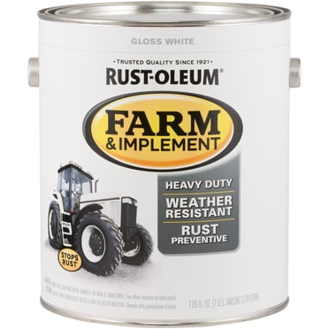 Rust-Oleum Farm & Implement Enamel - Durable Gloss Exterior Paint - 1 ...