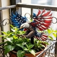 25CM Patriotic Flag Yard Stake, Independence Day Garden Insert Sign ...