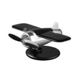 Solar Powered Rotating Airplane Car Dashboard Ornament 360° Auto Spin ...