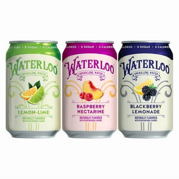 Waterloo Sparkling Water Variety Pack (12 fl. oz., 24 pk.) - Walmart.com