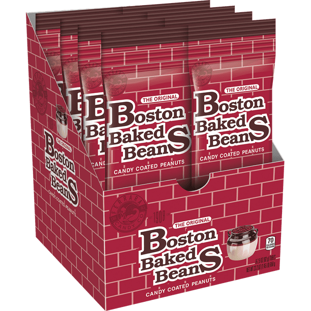 Boston Baked Beans Candy Coated Peanuts, 2.9 Ounce Bag - Walmart.com ...