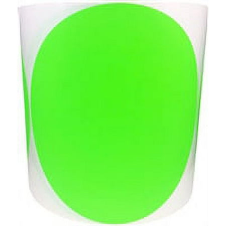 Fluorescent Green Color Coding Labels for Organizing Inventory 6 Inch ...