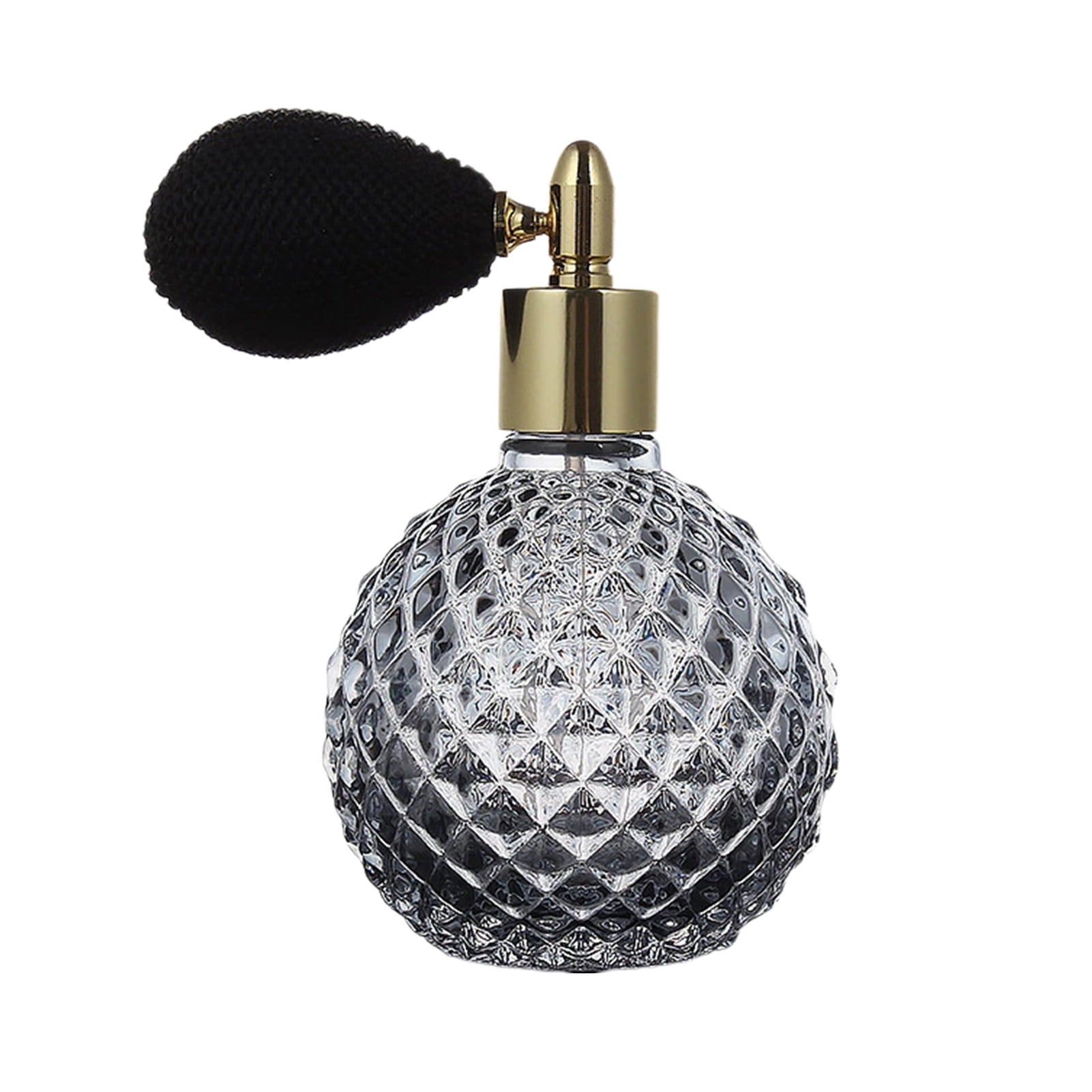 huanledash 100ml Perfume Bottle Leak-Proof Fine Mist Faux Diamond ...