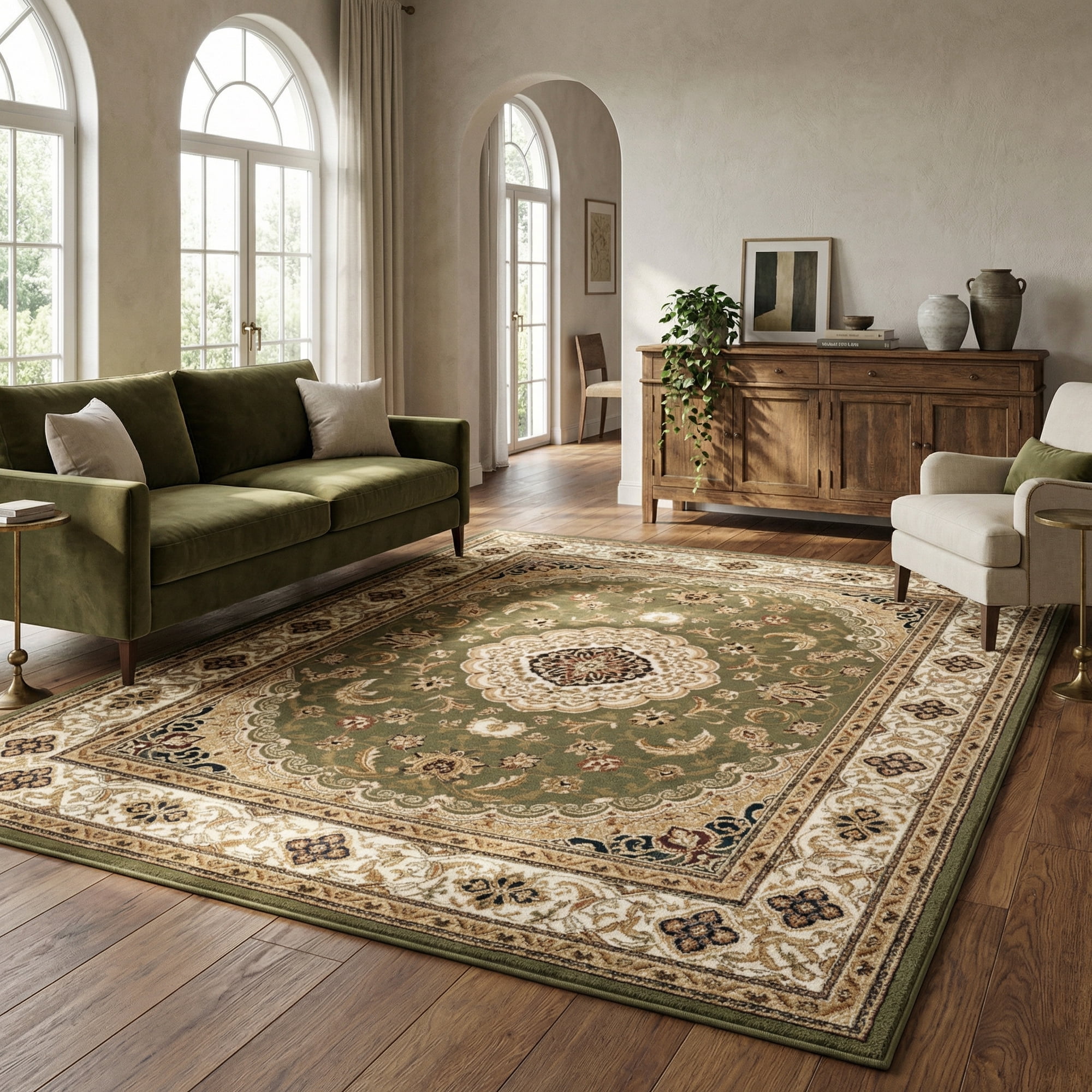 Click here for Rug Branch Majestic Green 4x6 39 X 56 prices