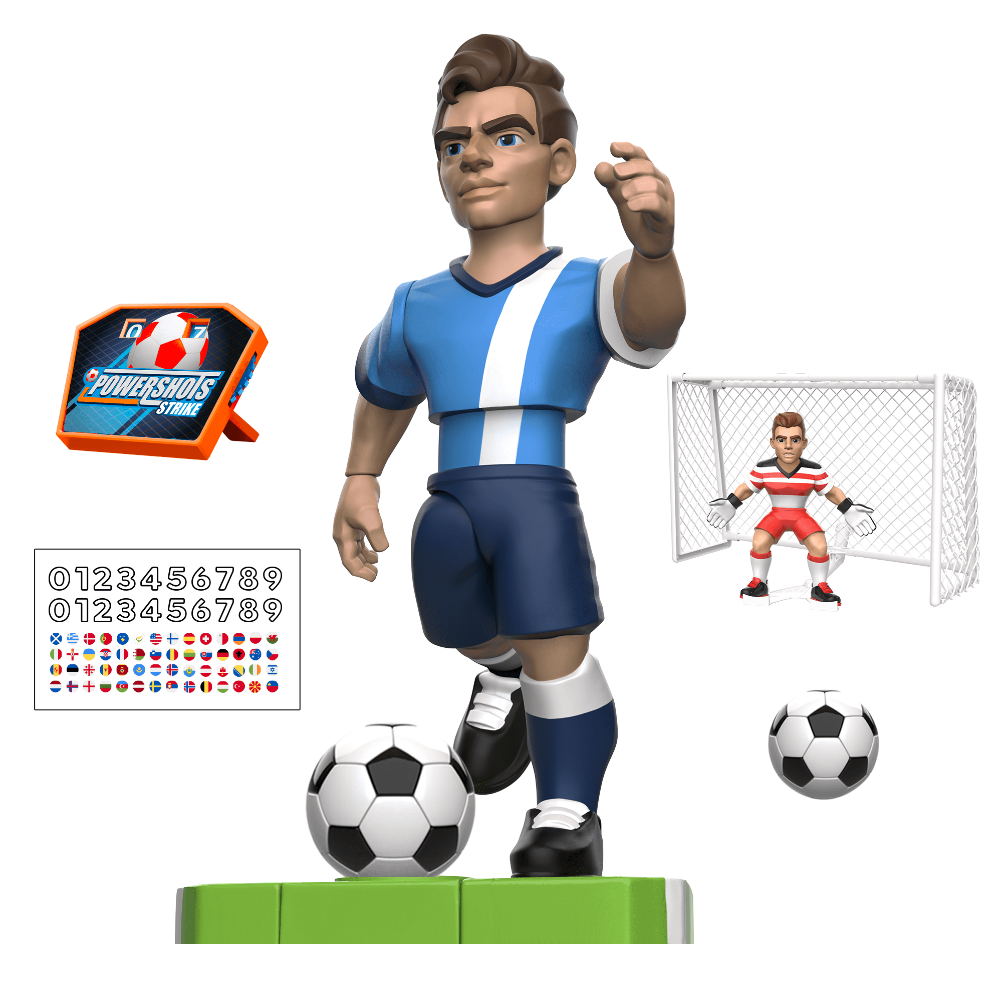 Click here for Powershots Strike Sam Soccer Toy Game Set With Pla... prices