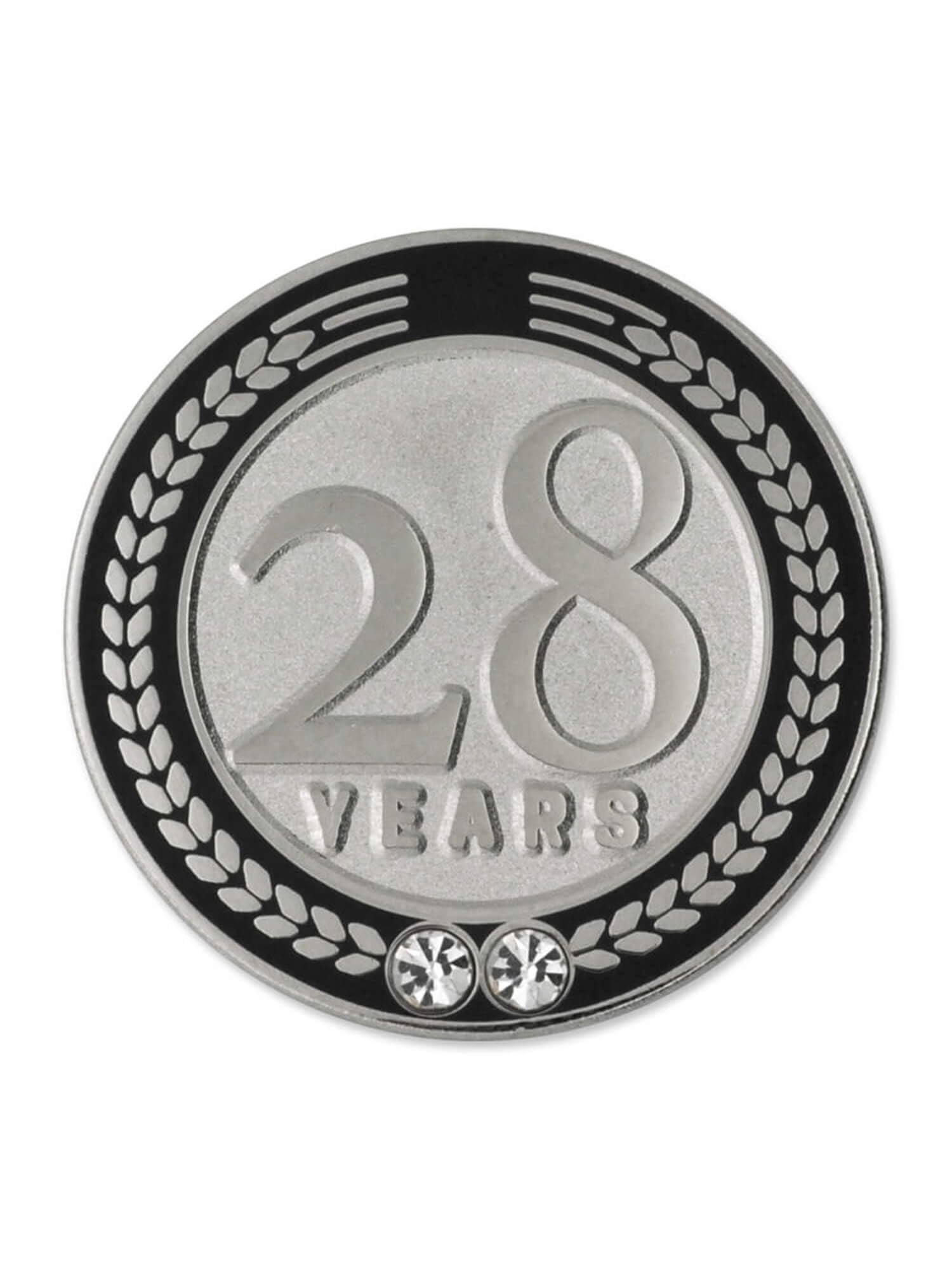 PinMart's 28 Years of Service Award Employee Recognition Gift Lapel Pin ...