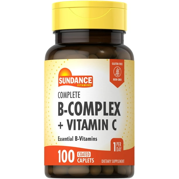 Complemente Sundance Complete B-Complex con vitamina C 100 comprimidos ...