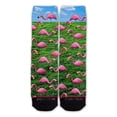 Function - Plastic Pink Flamingo Pattern Fashion Sock - Walmart.com