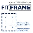 ADFORS FITFrame Custom Window Screen Replacement Kit, Adjustable Screen Frame, and Mesh ...