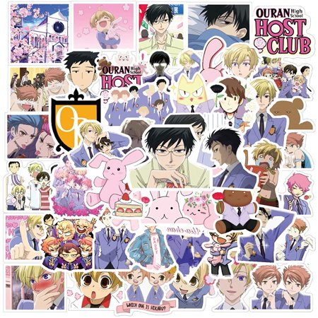 Ouran high School Host Club Stickers| 50 Pcak | Vinyl Waterproof ...