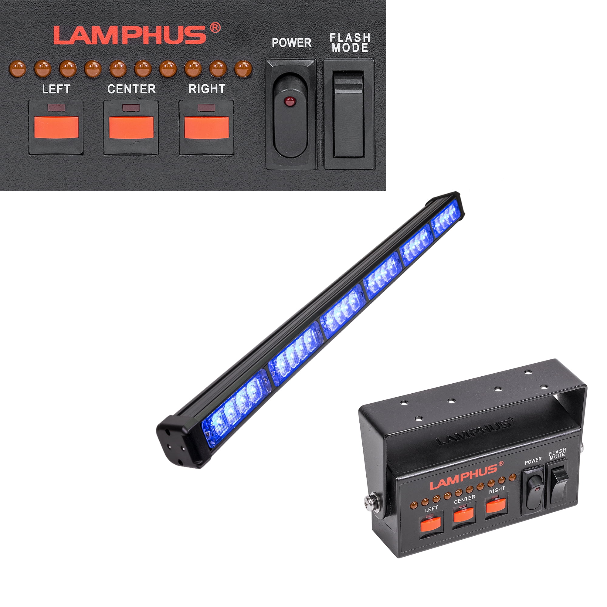 LAMPHUS SolarBlast SBLS64 29" 24W LED Volunteer POV Emergency Warning ...