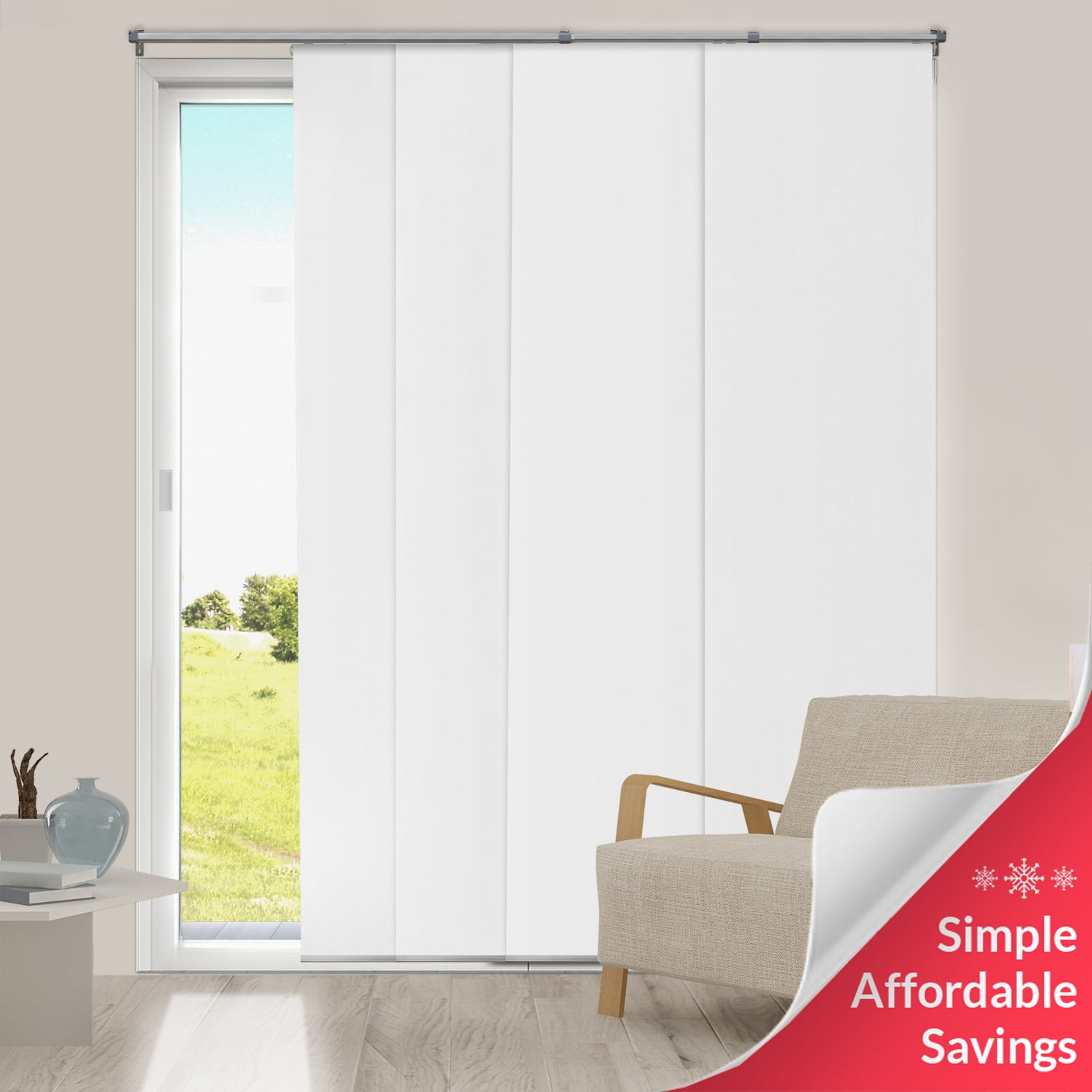 Chicology Thermal Adjustable Sliding Panels - Walmart.com
