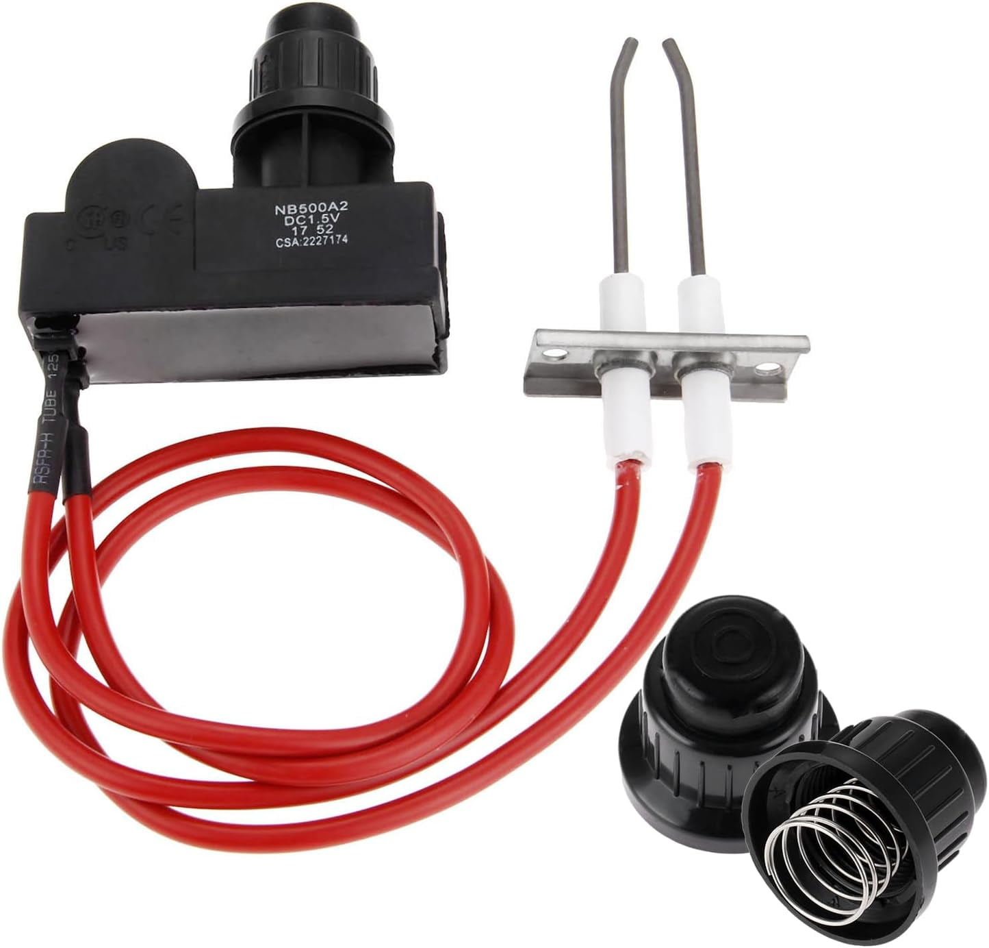 SHIQI-Propane Gas Grill Igniters, Double Ignition Electrode with 450mm ...