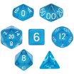 Wiz Dice Sticky Ichor Set of 7 Polyhedral Dice in Display Case-Solid ...