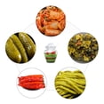 2.5 Liter Fermentation Glass Jar with Water Seal Airlock Lid for ...