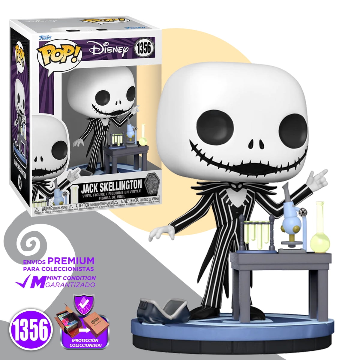 Funko Pop Jack Skellington En Laboratorio #1356 El Extraño Mundo de ...