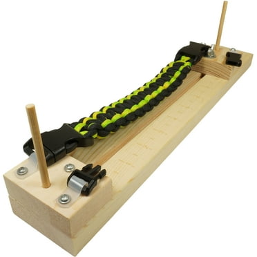 Adjustable Length Paracord Jig Bracelet Maker Wooden Frame-Paracord ...