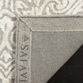 SAFAVIEH Glamour Georgene Damask Area Rug, Silver/Ivory, 8' x 10 ...