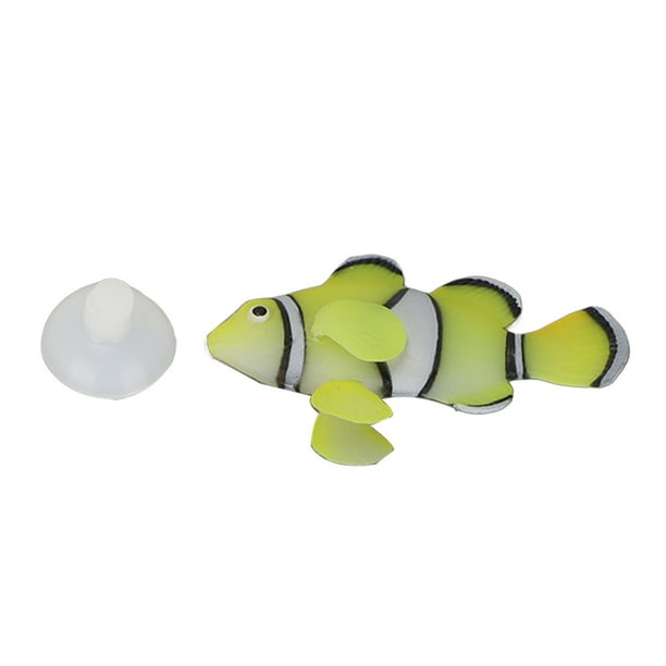 Aquarium Floating Clownfish Decoration,Silicone Artificial Floating ...